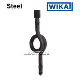 pressure gauge syphon siphon wika din16282 circular trumpet