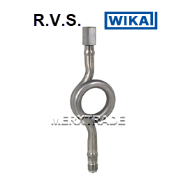 pressure gauge syphon siphon wika din16282 circular trumpet