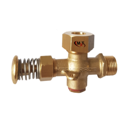 level-gauge-valve-push-button self closing